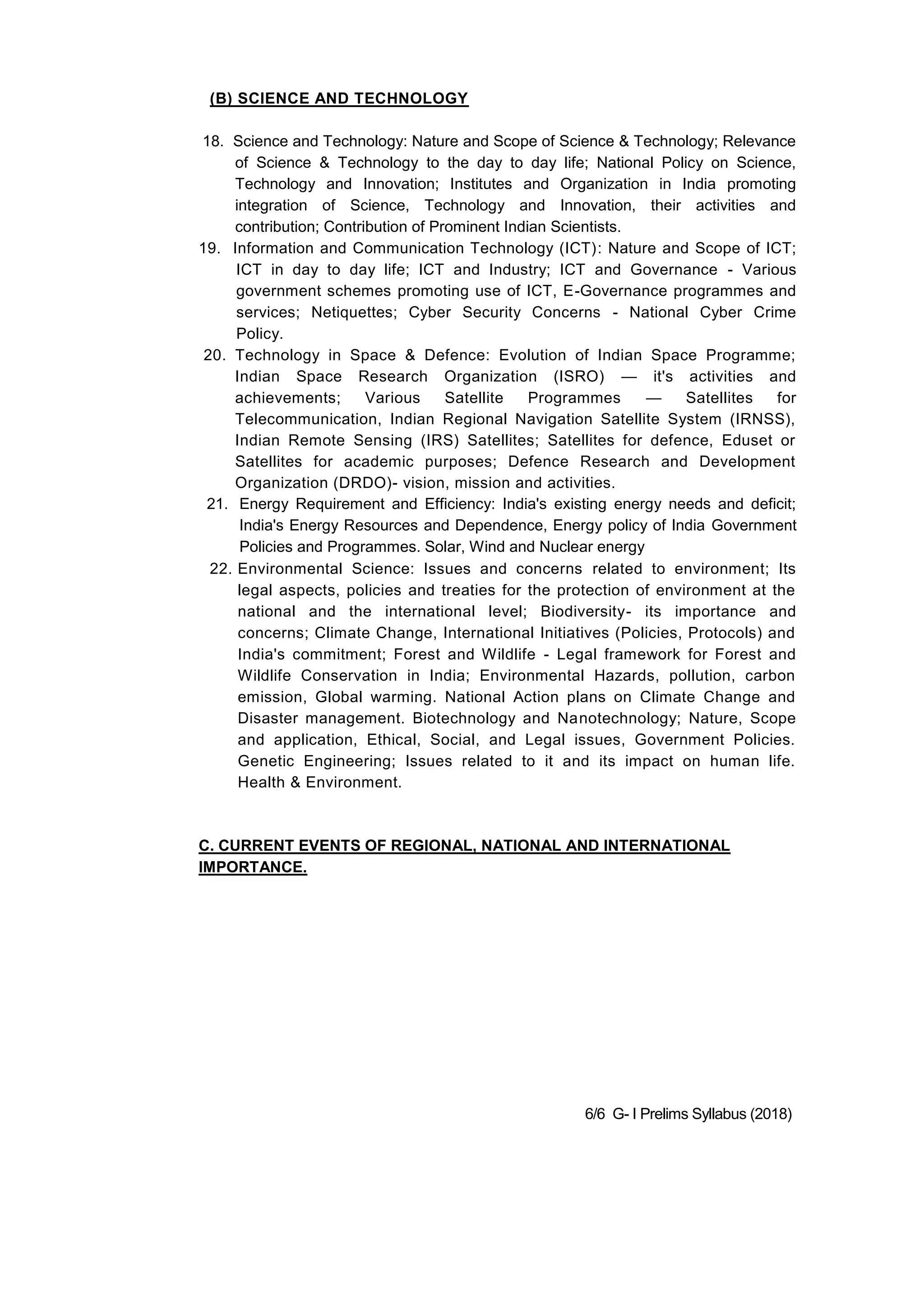 Ap group-1-prelims-topics | PDF