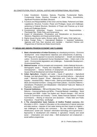 Ap group-1-prelims-topics | PDF