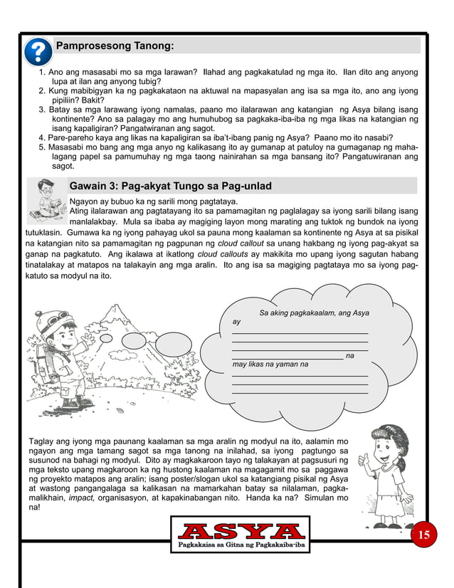 Ap lmg8 q1. (1) final - grade 8 learning modules | PDF