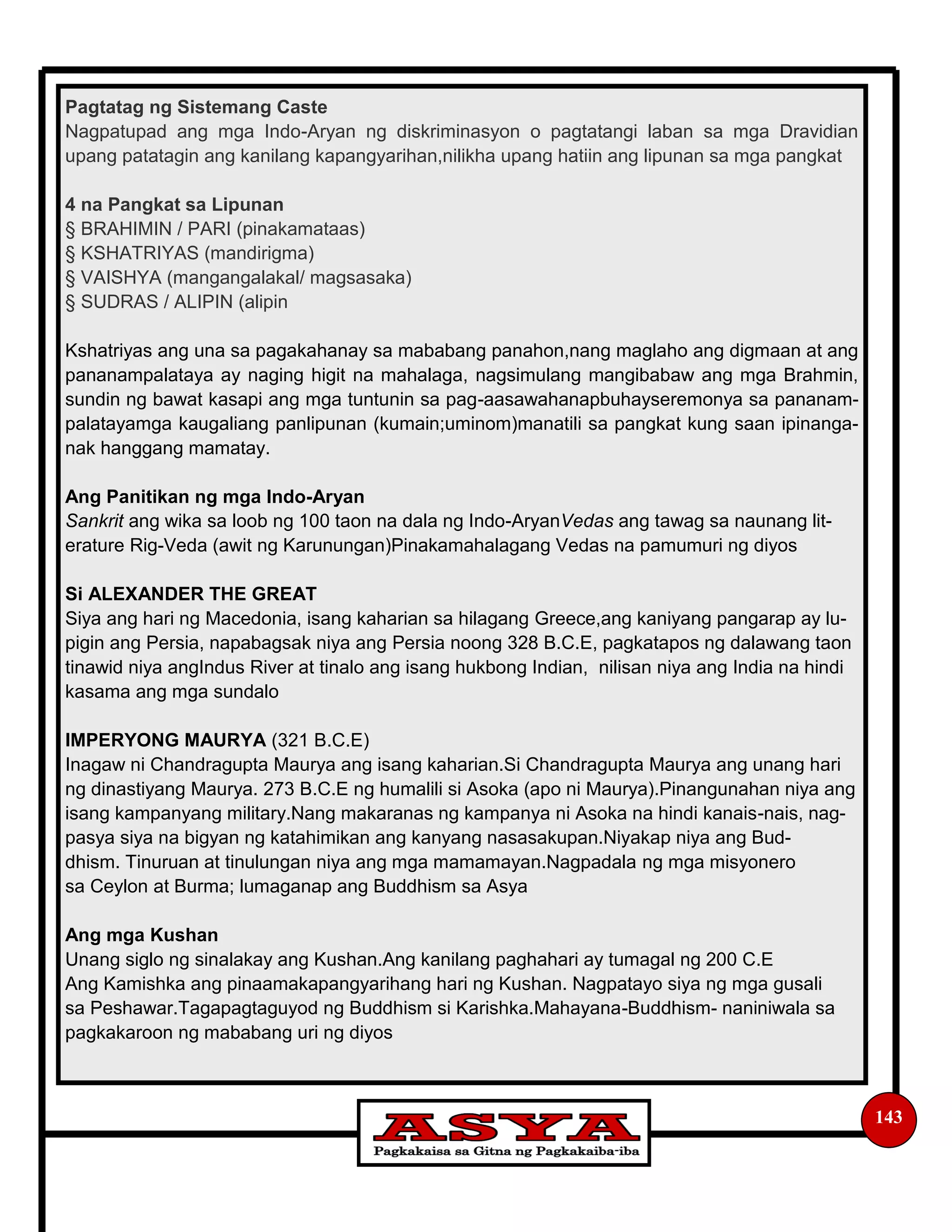 Araling Asyano Learning Module - Second Quarter | PDF