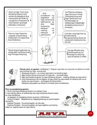 Araling Asyano Learning Module - Second Quarter | PDF