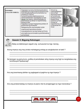 Araling Asyano Learning Module - Second Quarter | PDF