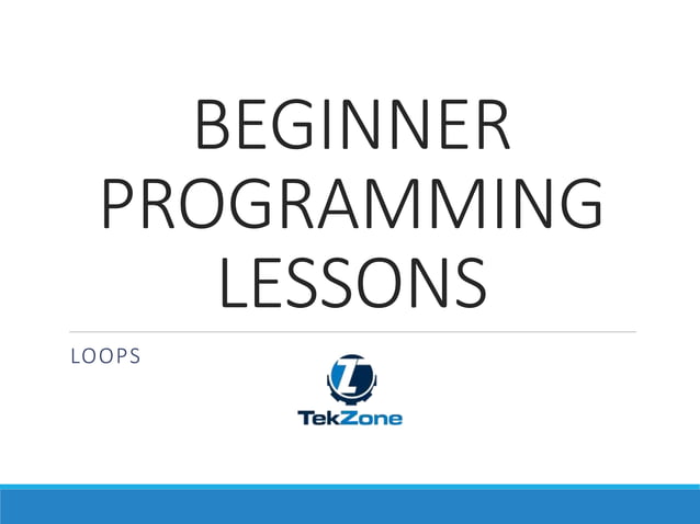 Ap loops2 - Beginner | PPT