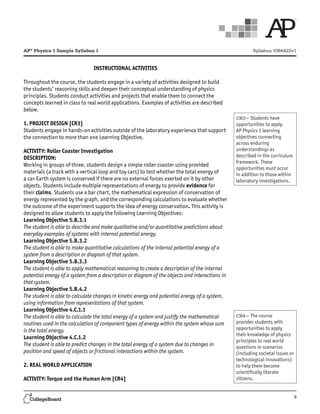 Ap physics-1-sample-syllabus-1-id-1066422v1 | PDF