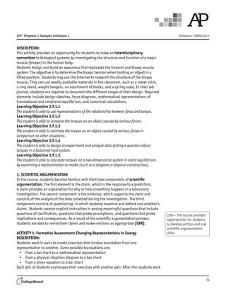 Ap physics-1-sample-syllabus-1-id-1066422v1 | PDF