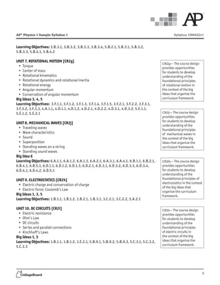Ap physics-1-sample-syllabus-1-id-1066422v1 | PDF