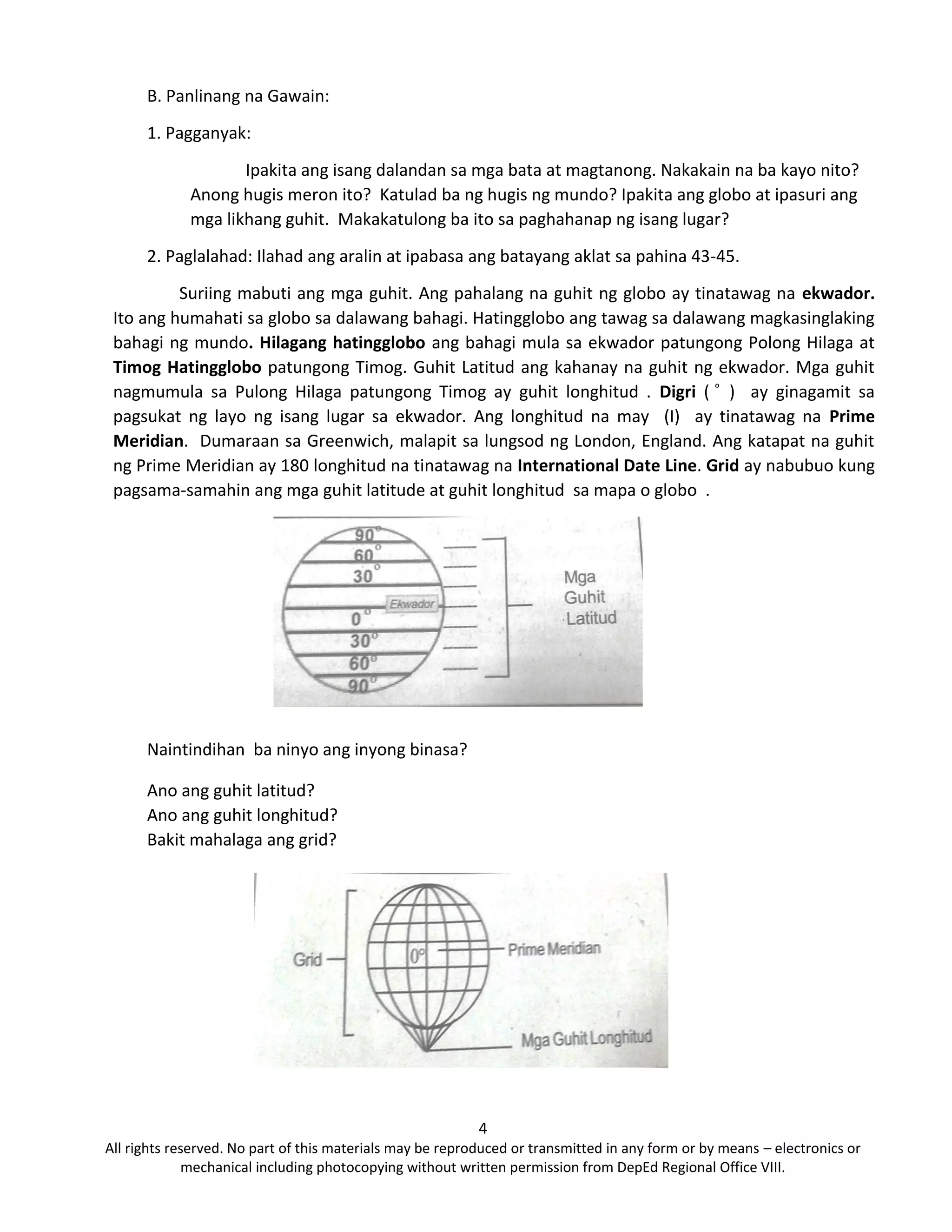 Araling Panlipun 6 K-12 Teacher's Guide Q1 | PDF