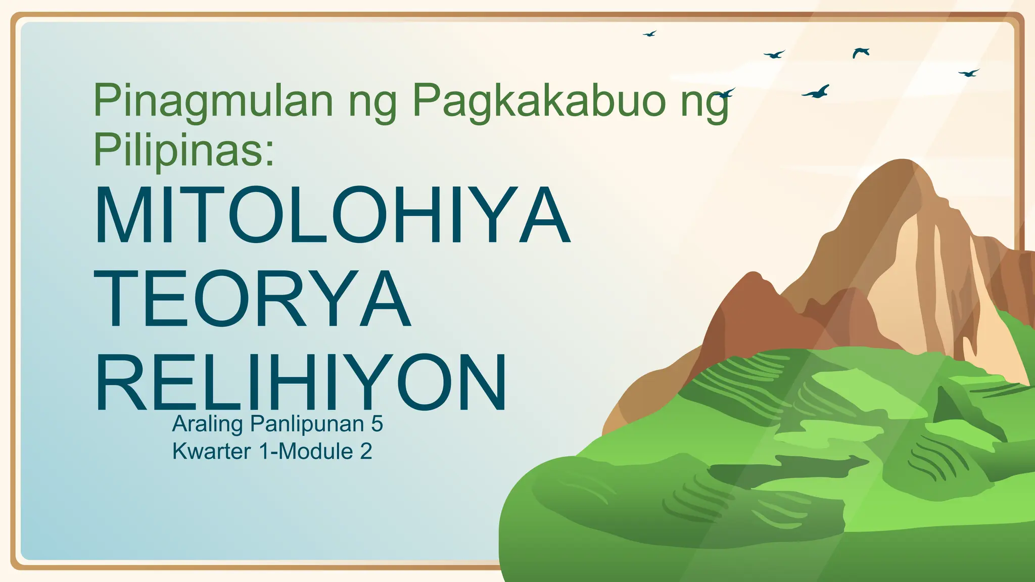 Araling Panllipunan 5- Pinagmulan ng mga Pilipino | PPTX