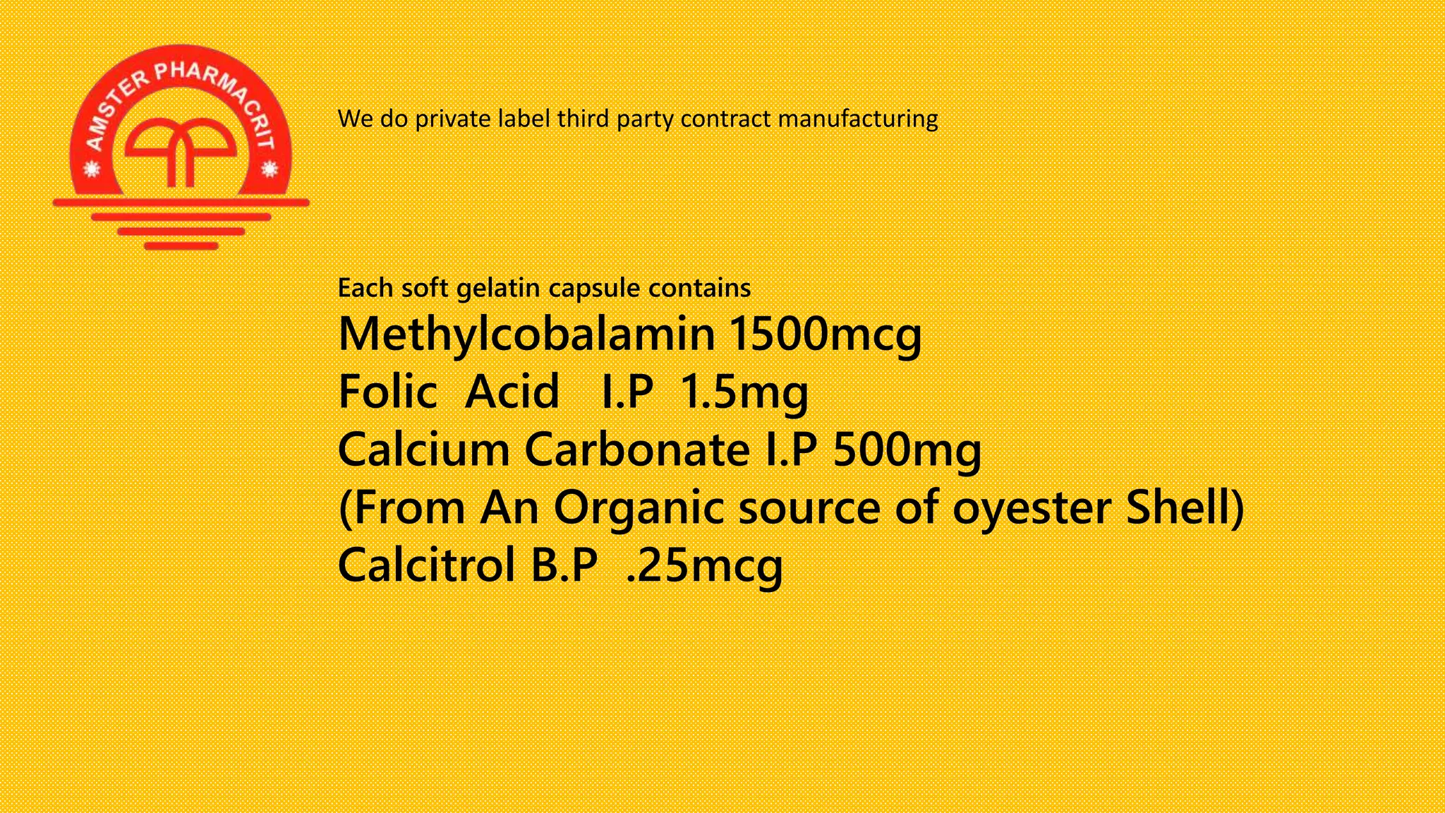 Softgel Caps Third Party Manufacturing -drug formulations | PPT