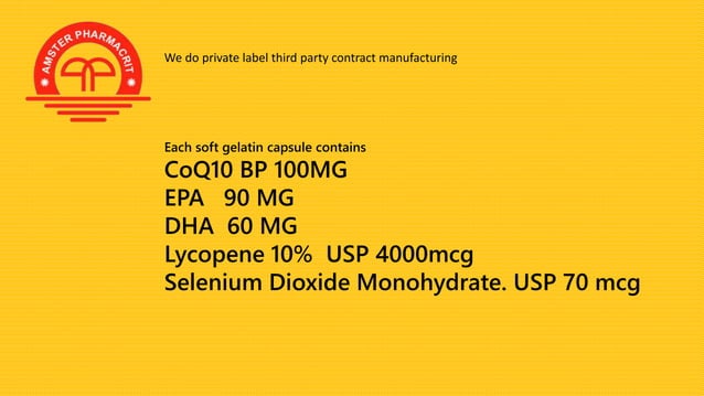 Softgel Caps Third Party Manufacturing -drug formulations | PPT