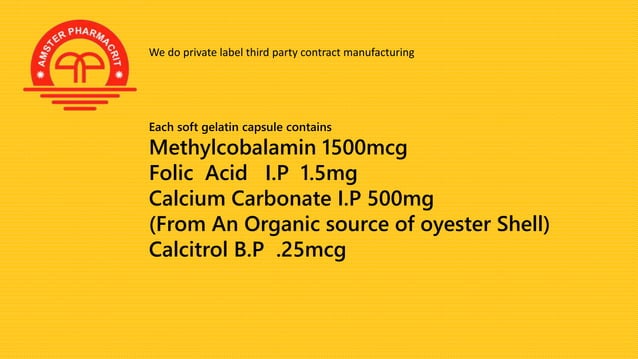 Softgel Caps Third Party Manufacturing -drug formulations | PPT