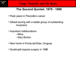 Astor Piazzolla Overview | PPT