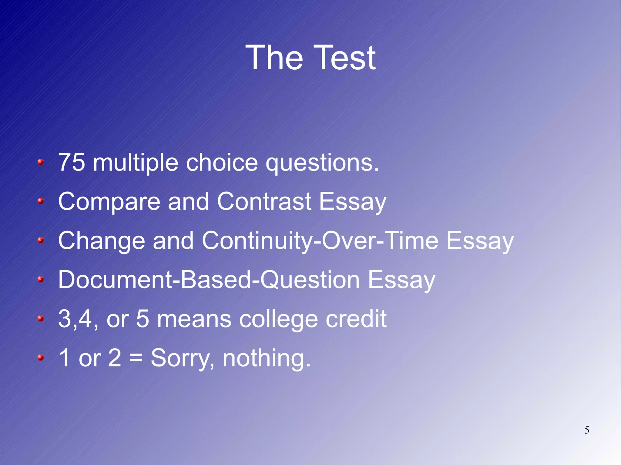 Ap World History Intro | ODP