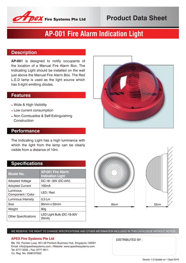 Fire Alarm Indication Light | PDF