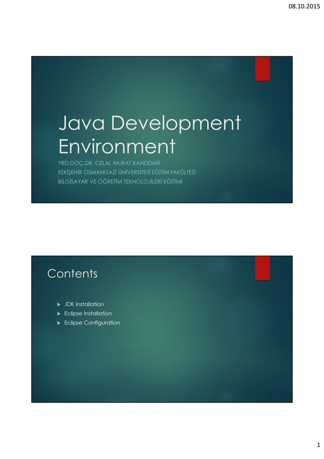 JDK and Eclipse Installation and Configuration | PDF