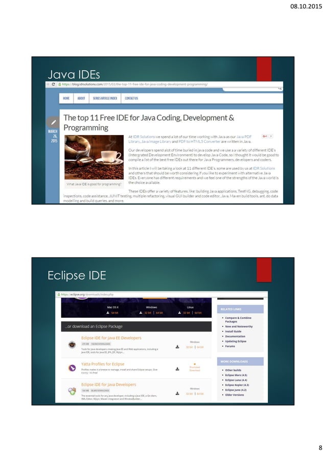 JDK and Eclipse Installation and Configuration | PDF