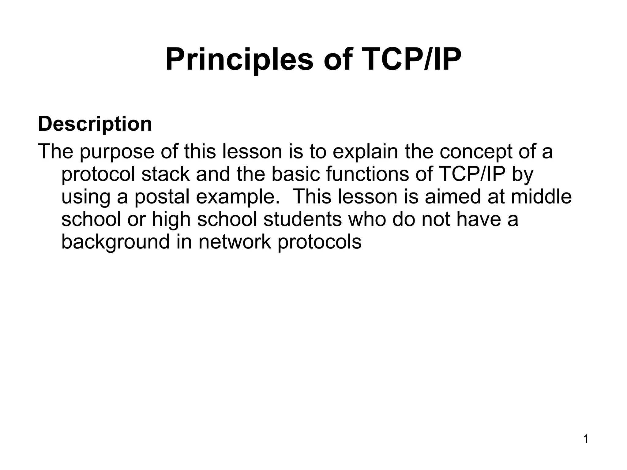 Review of TCP- IP CS105 Norwalk CC | PPT