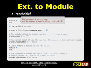 Active Support Core Extension (2) | PPT