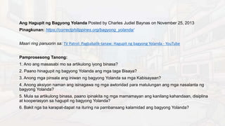 AP10 - Q1 - Modyul 4 - Kahalagahan.pptx