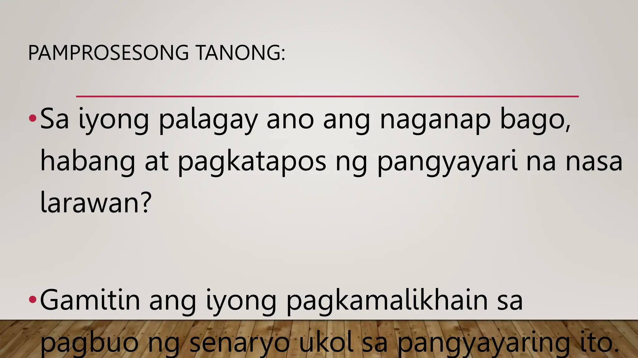 Natatalakay ang kalagayan, suliranin at pagtugon sa isyung ...