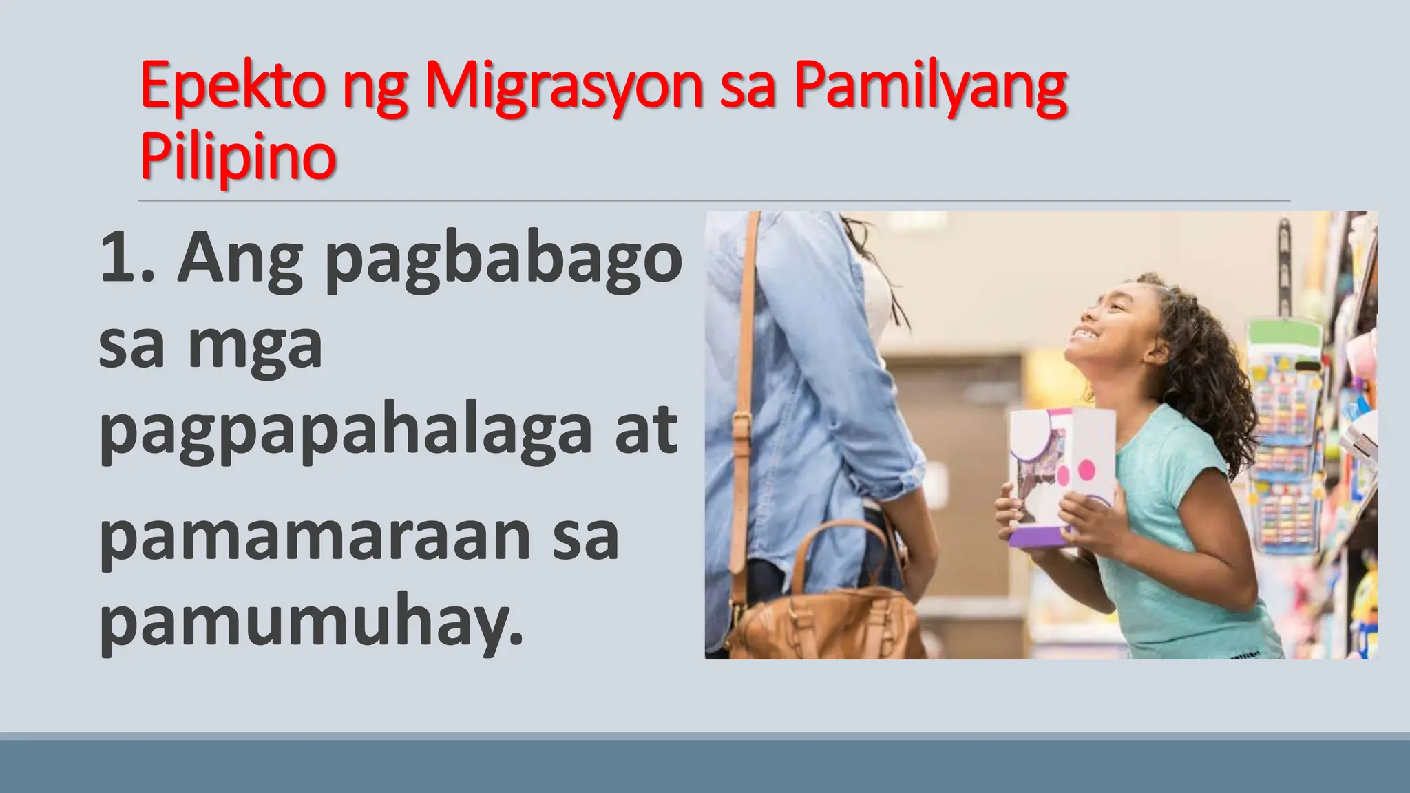 Epekto ng Migrasyon sa Pamilyang Pilipino | PPTX