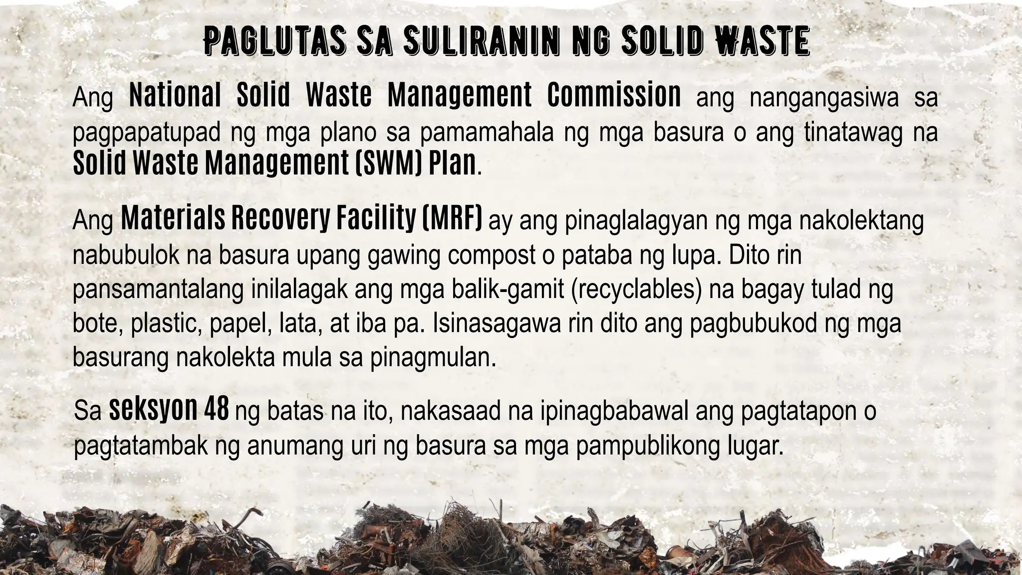 Araling Panlipunan 10 MELCS Based_Solid Waste Management.pptx