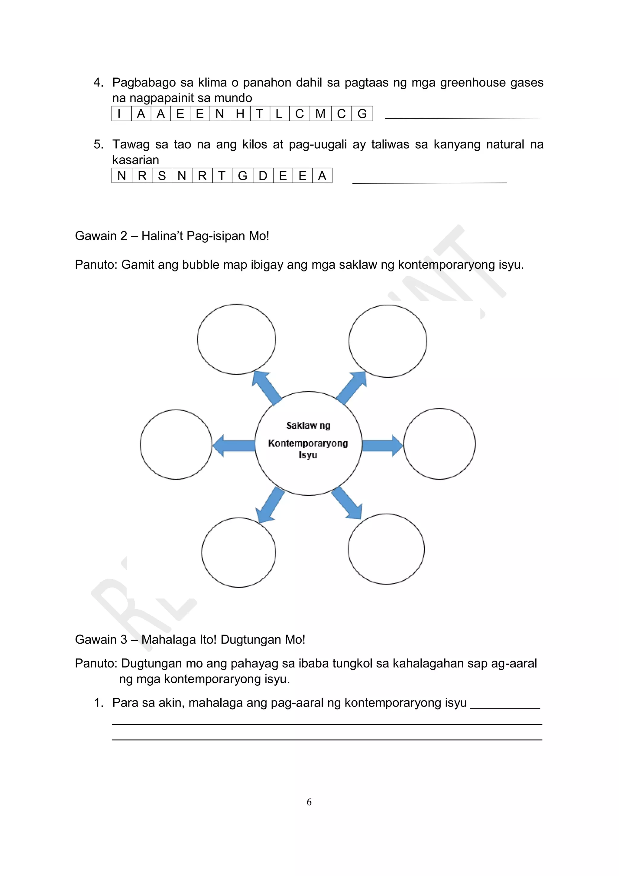 AP Grade 10 Q1 Mod1 | PDF