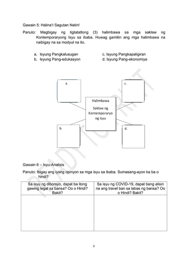 AP Grade 10 Q1 Mod1 | PDF