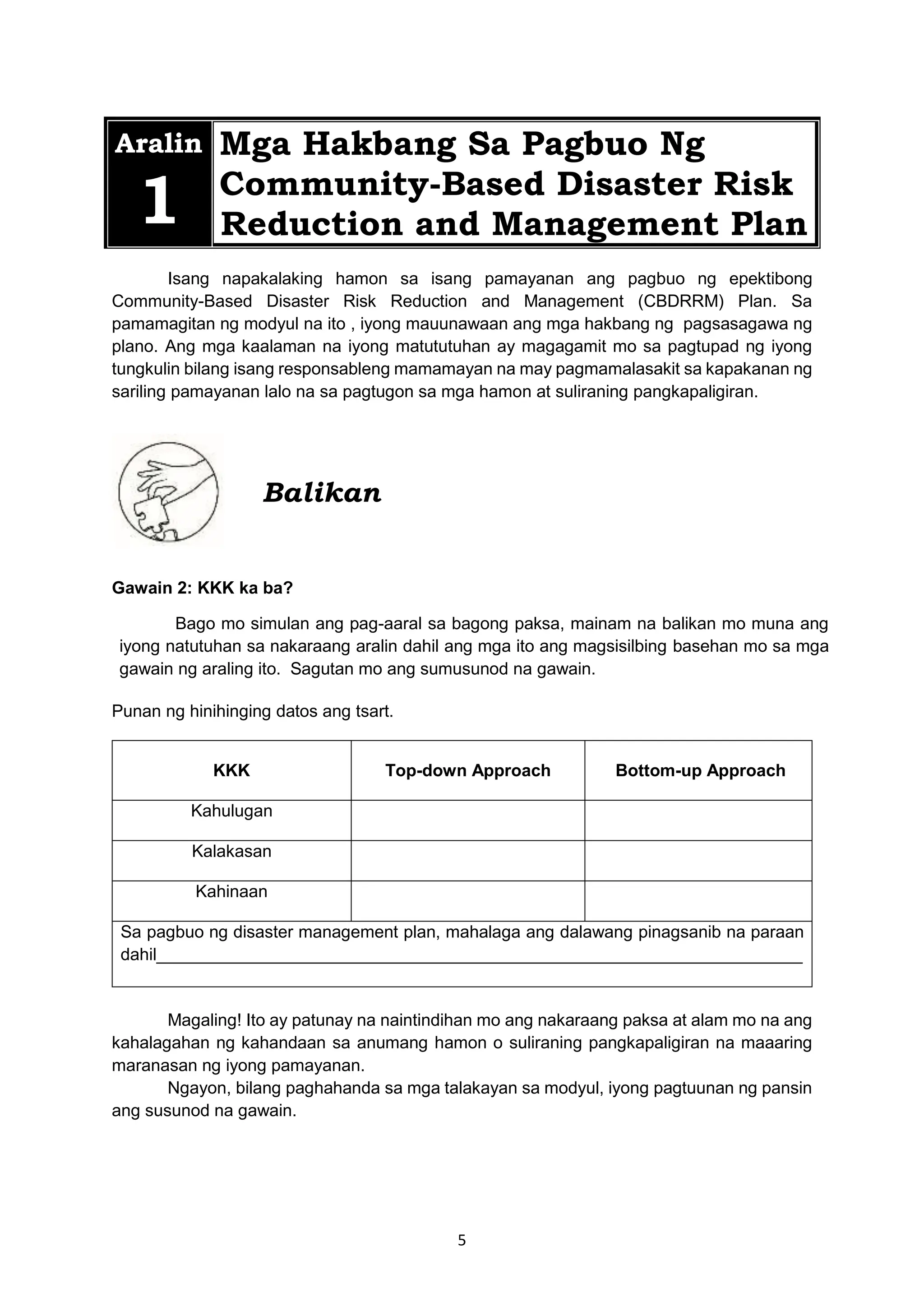 ap10_q1_mod5_mga hakbang sa pagbuo ng community-based disaster risk reduction and management ...