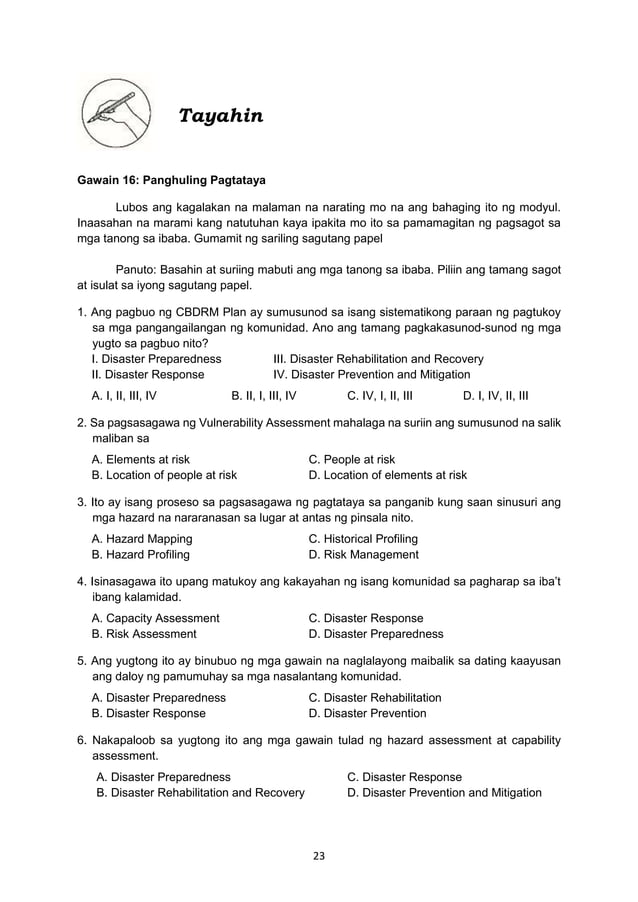 ap10_q1_mod5_mga hakbang sa pagbuo ng community-based disaster risk ...