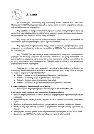ap10_q1_mod5_mga hakbang sa pagbuo ng community-based disaster risk reduction and management ...