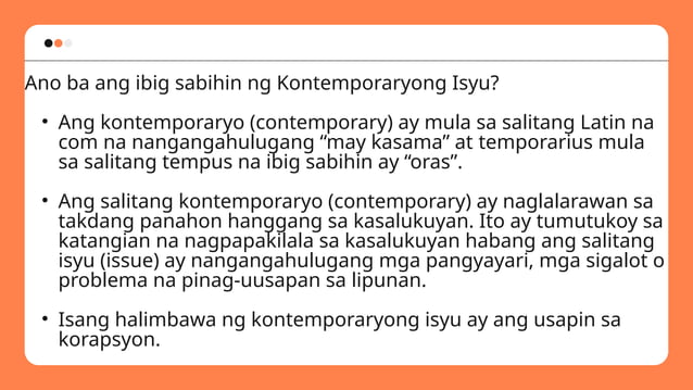 AP10 Quarter 1 Module 1st quarter in kontemporary isyu | PPTX