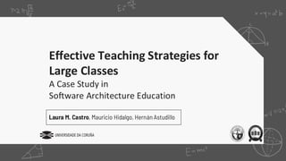 Effective Teaching Strategies for Large Classes: A Case Study in ...