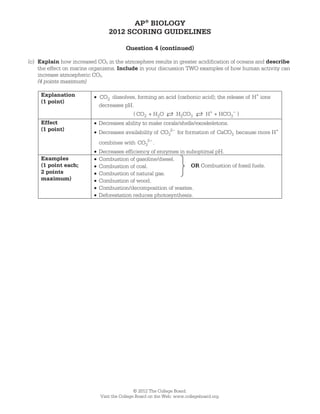 Ap12 biology scoring_guidelines | PDF