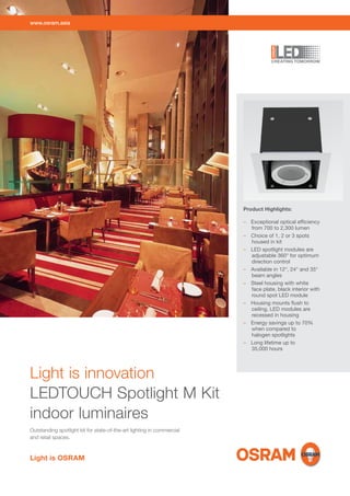 Multi-Spot Light for Retail Lighting | PDF