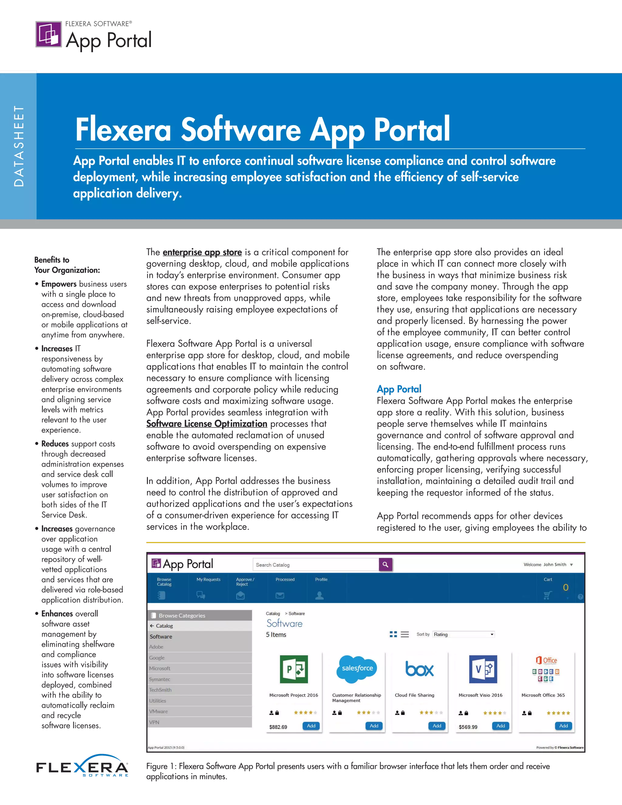 Flexera Software App Portal Datasheet | PDF