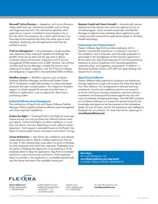 Flexera Software App Portal Datasheet | PDF