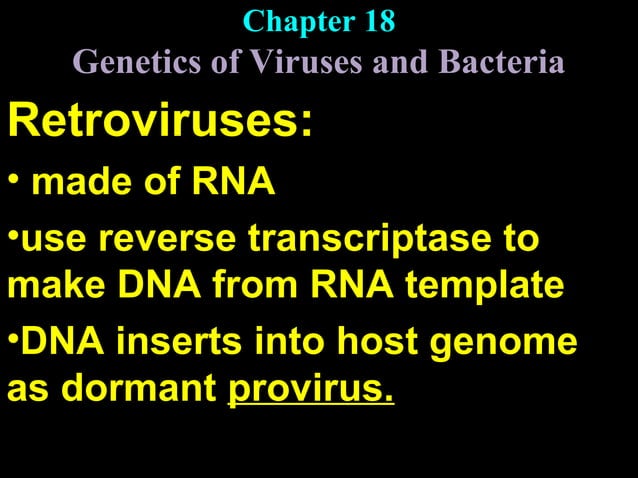 Ap 18 genetics_of_viruses_and_bacteria | PPT