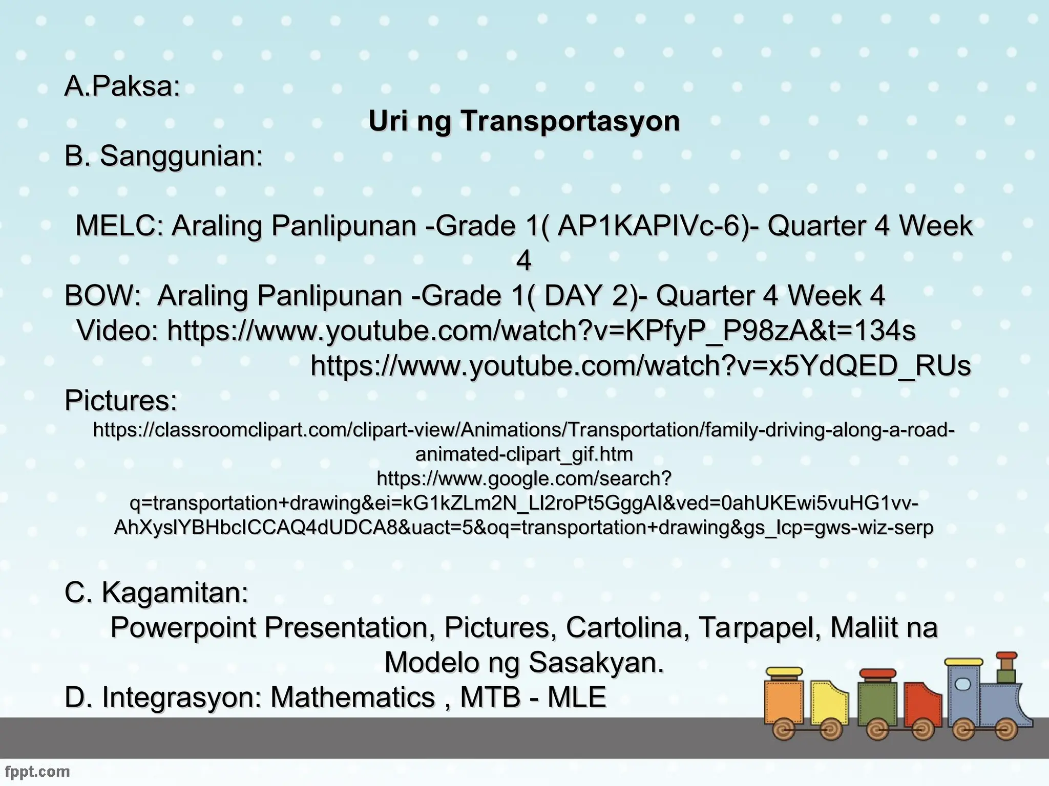 ARALING PANLIPUNAN POWERPONT PRESENTATION | PPT