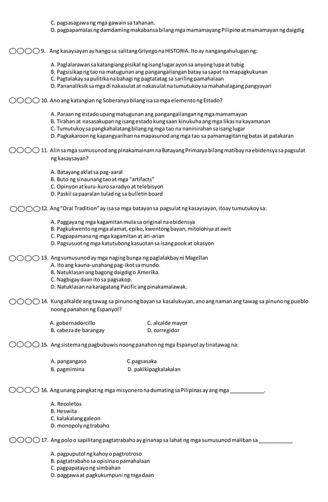 Ap 1 pre test post test(first yr) | DOCX