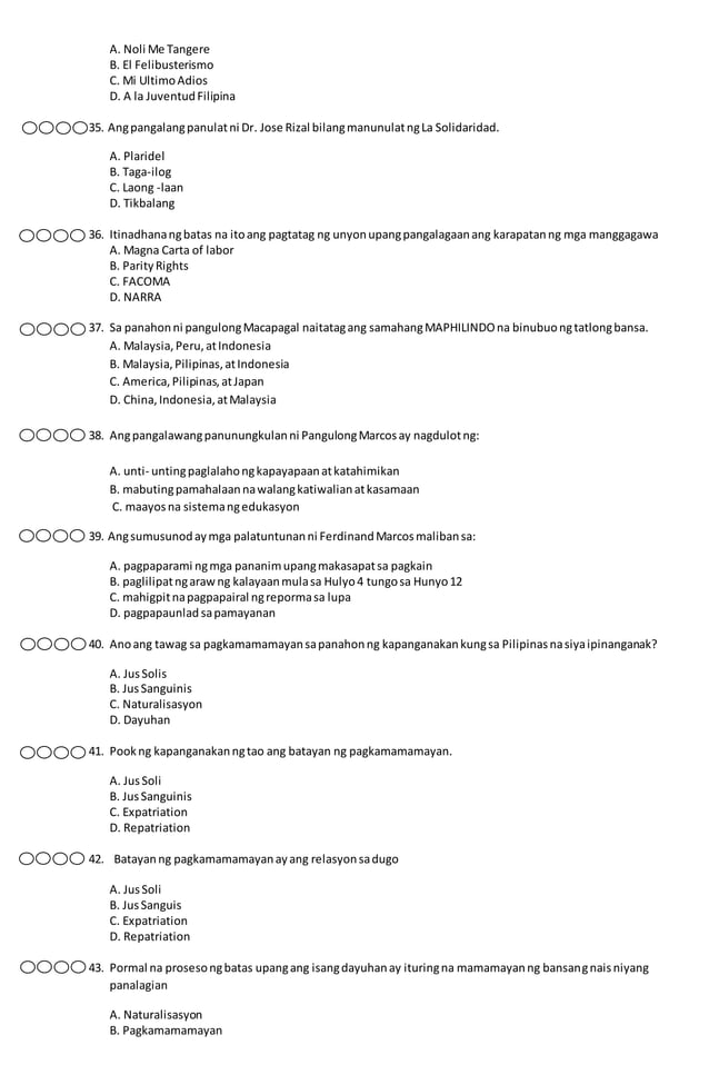 Ap 1 pre test post test(first yr) | DOCX