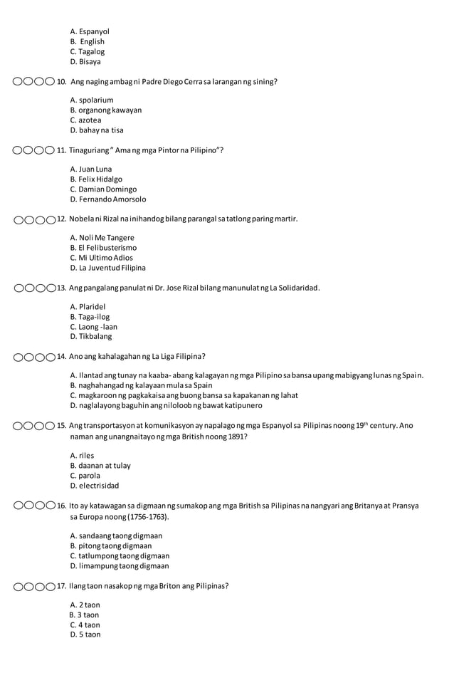 Ap 1 third grading(1st yr) | PDF
