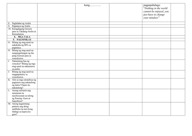 ARALING PANLIPUNAN 8 DAILY LESSON LOG G8 | DOCX