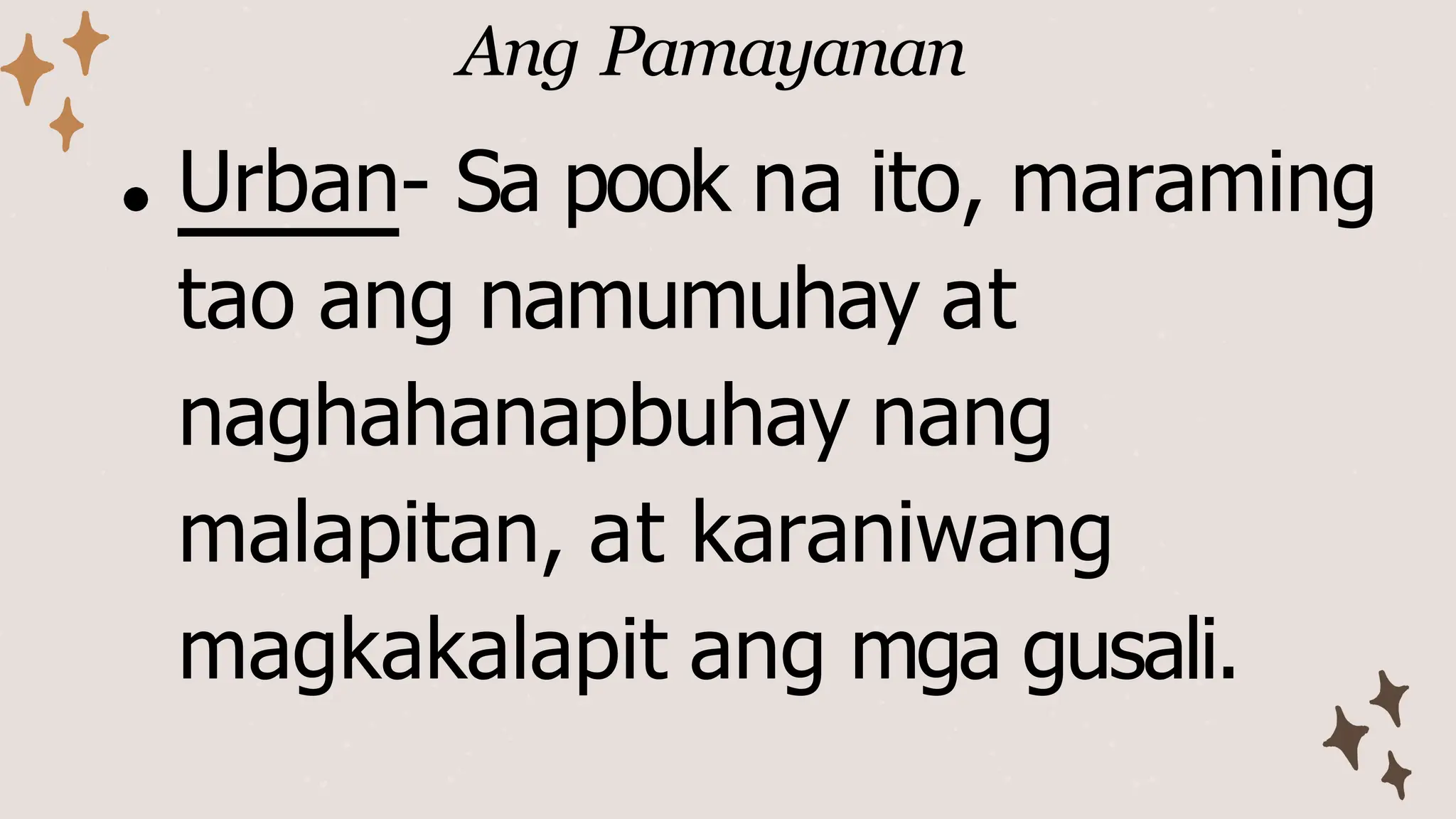 ARALING PANLIPUNAN 2 Aralin 1-ANG PAMAYANAN | PDF