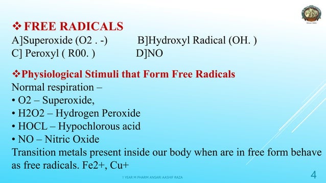 AP 2 FREE RADICAL SEMINAR ANSARI AASHIF RAZA.pptx