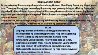 Digmaang Punic at ang Tagumpay ng Rome sa Silangan | PPTX