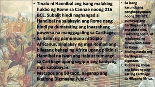 Digmaang Punic at ang Tagumpay ng Rome sa Silangan | PPTX
