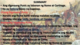 Digmaang Punic Final Version | PPTX