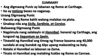 Digmaang Punic | PPTX
