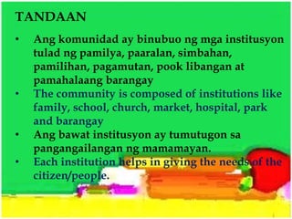 AP 2 WEEK 3 MGA INSTITUSYON SA KOMUNIDAD.pptx